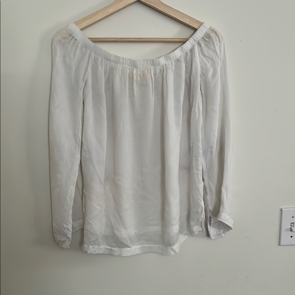 cloth & stone | Tops | Elegant White Offshoulder Womens Top | Poshmark